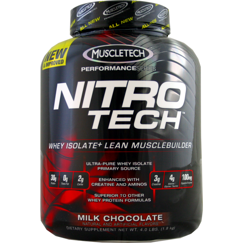 Proteína Nitro Tech 4 lbs · Muscletech · Oferta CYBERDAY - Suplex